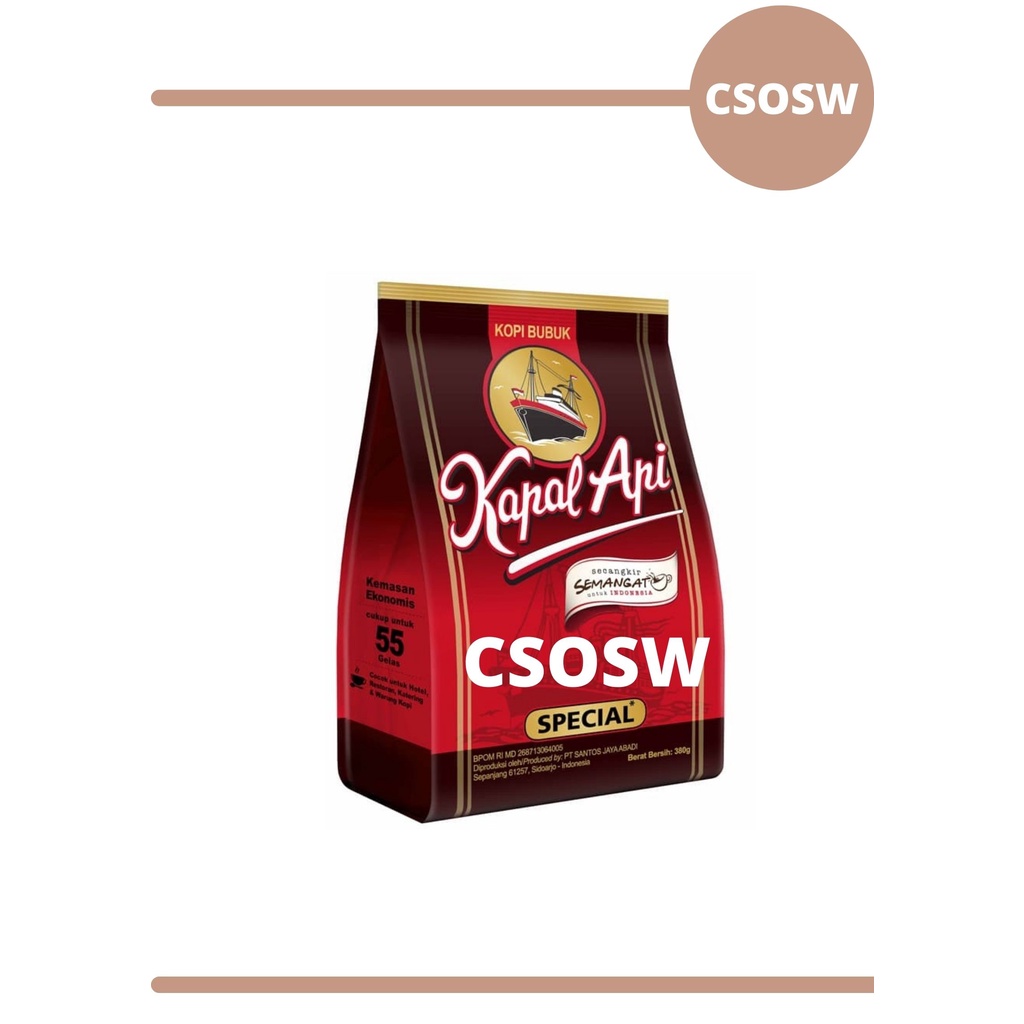 Jual Kapal Api Special 380gr Kopi Kapal Api Bubuk Bungkus Merah ...