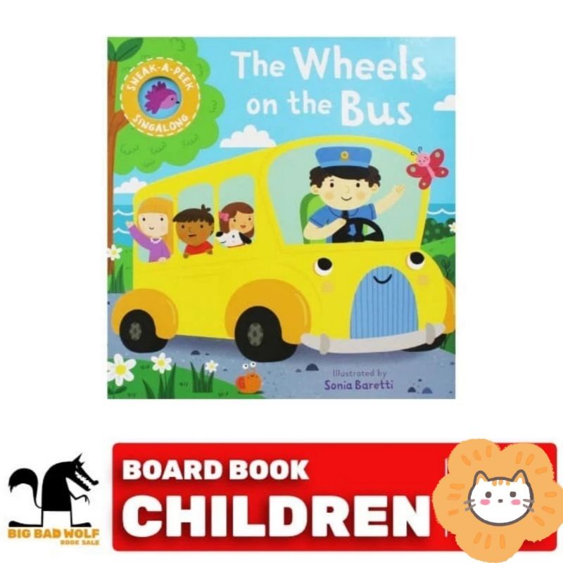 Jual BIG BAD WOLF BOOKS THE WHEELS ON THE BUS (SNEAK-A-PEAK SING ALONG ...
