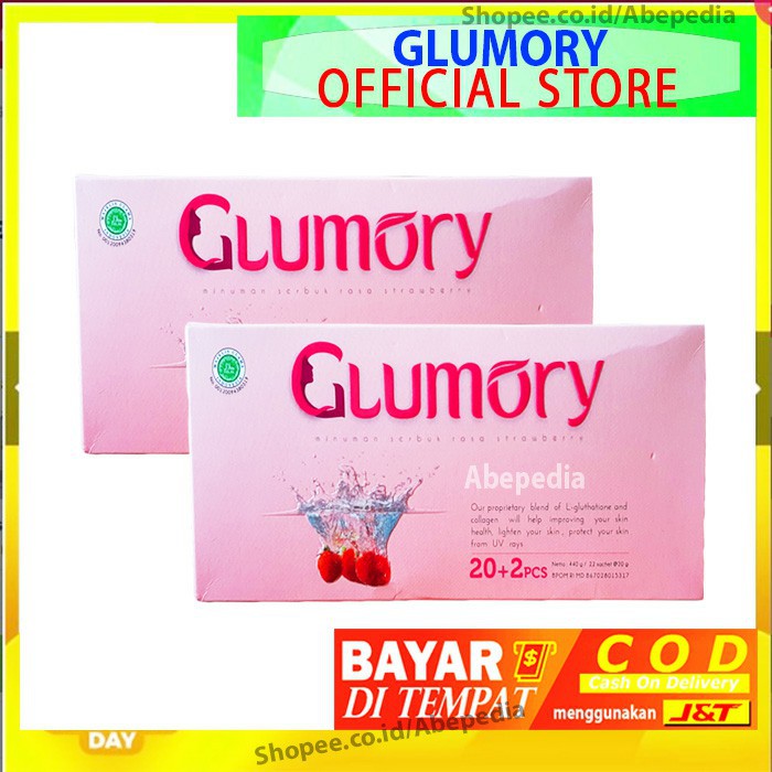 Jual GLUMORY BEAUTY DRINK 1 BOX ISI 20 SACHET MINUMAN MARINE COLLAGEN ...