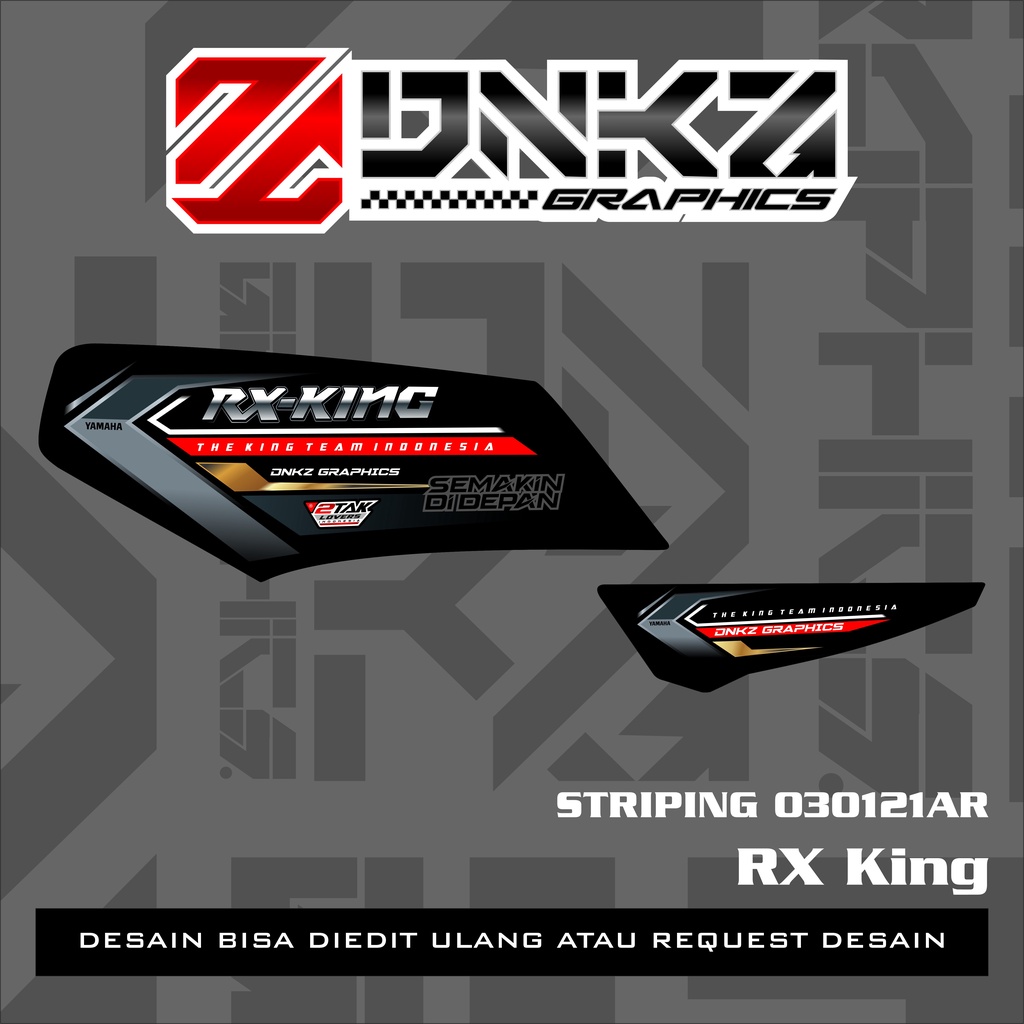 Jual Stiker RX King Decal Striping RX King Premium Racing ST030121AR ...