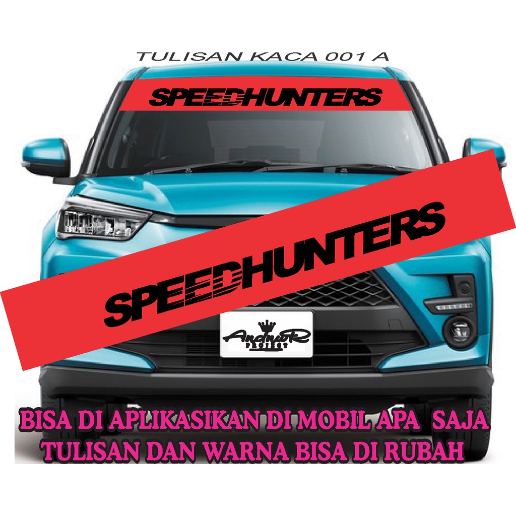 Jual DECAL CUTTING STICKER CUSTOM KACA DEPAN ATAS BISA REQUEST ...