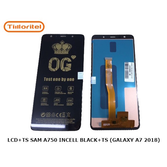Jual LCD TOUCHSREEN SAMSUNG A750 INCELL BLACK+TS (GALAXY A7 2018) | Shopee Indonesia