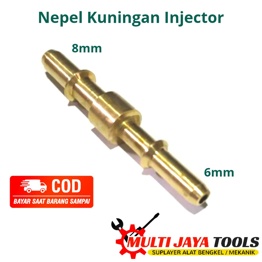 Jual Nepel Kuningan Injector Ukuran 6mmx8mm Kuningan Tusuk Gigi ...