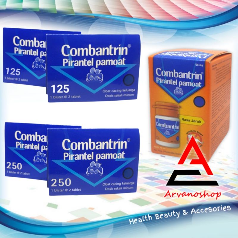 Jual COMBANTRIN TABLET SYRUP (ED 8/2025) | Shopee Indonesia
