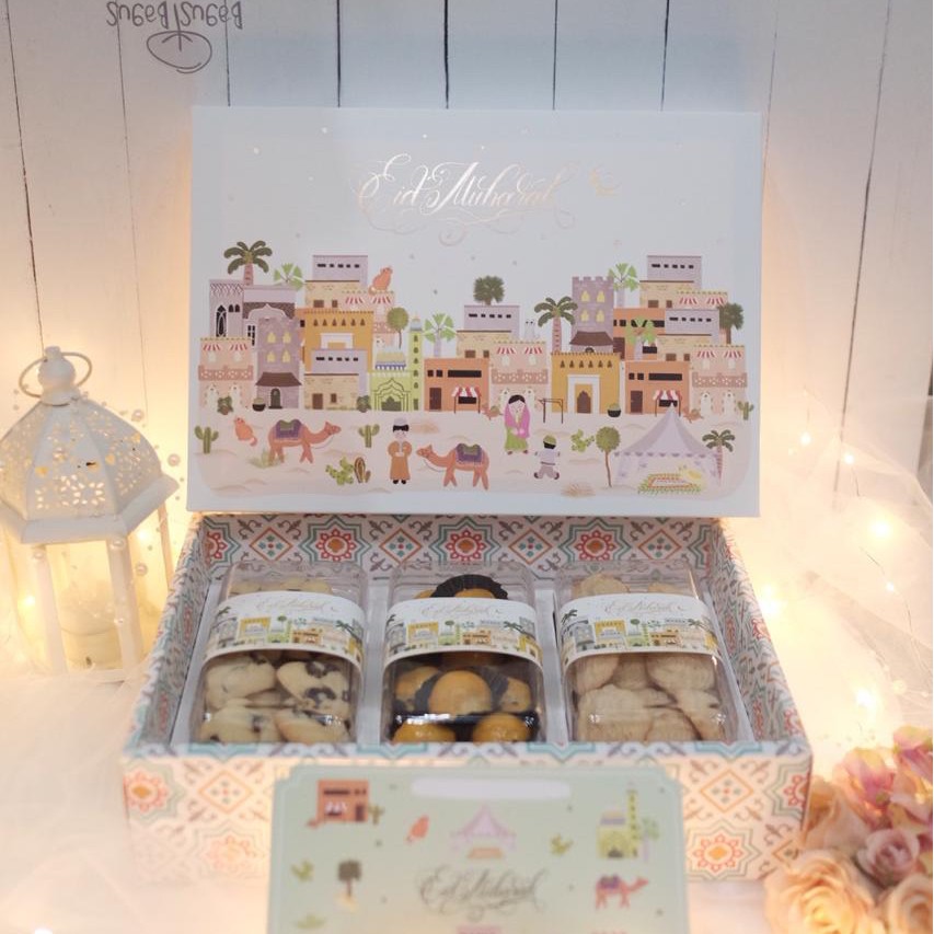 Jual Parcel Kue Kering Lebaran 3 Topless Parsel Hampers Premium Idul Fitri 100% Halal | Shopee ...