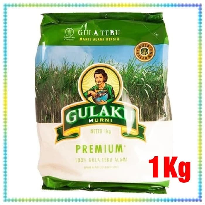 Jual Gulaku 1 kg Gula Tebu Indonesia gula pasir GULAKU HIJAU / KUNING ...