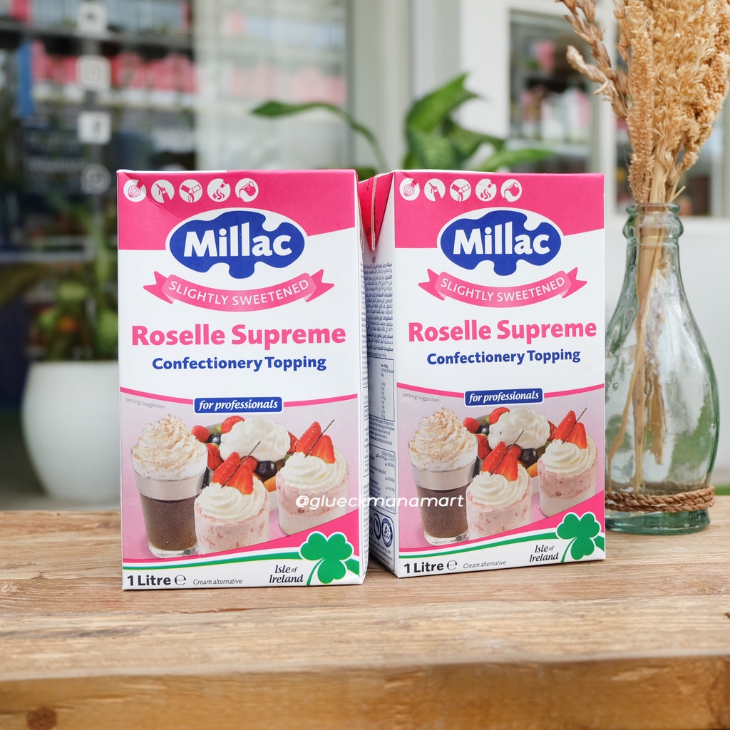 Jual Whipping Cream Millac Roselle Supreme 1L - Whipp Cream | Shopee ...