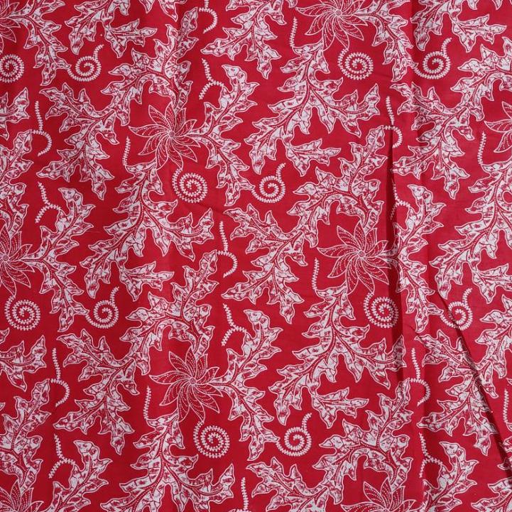 Jual Mj Kain Batik Printing Merah Putih Halus Spesial Imlek Natal Tahun ...