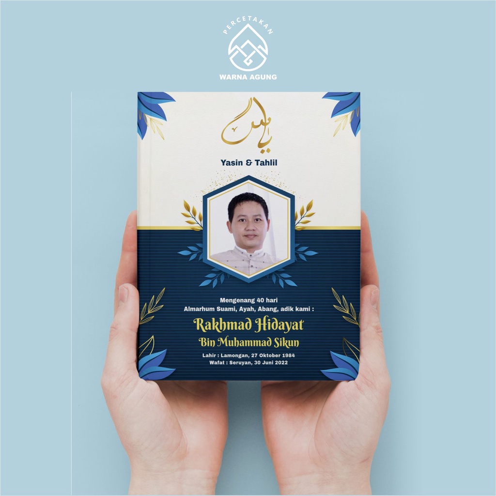 Jual Buku Yasin Softcover Desain Terbaru Floral Kekinian! Gratis Desain ...
