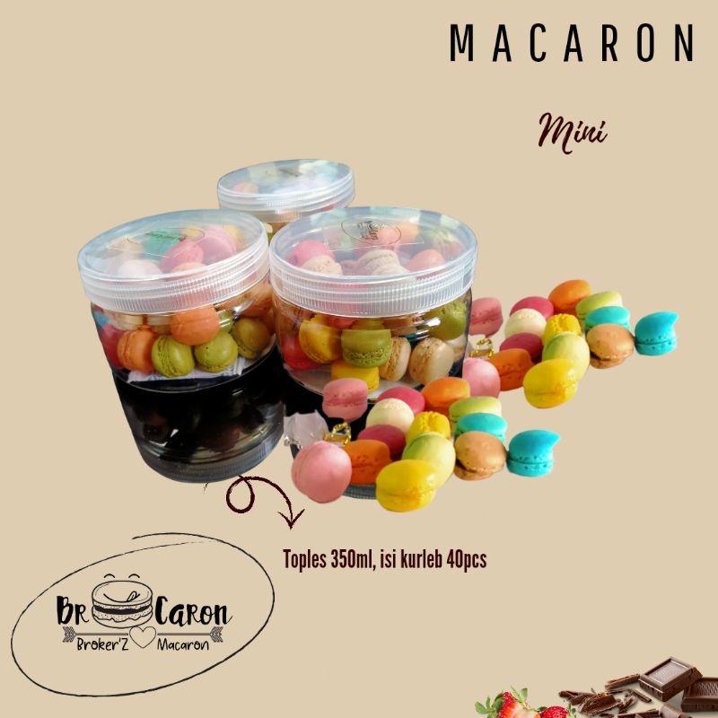 Jual Macaron babby kemasan toples 300ml | Shopee Indonesia