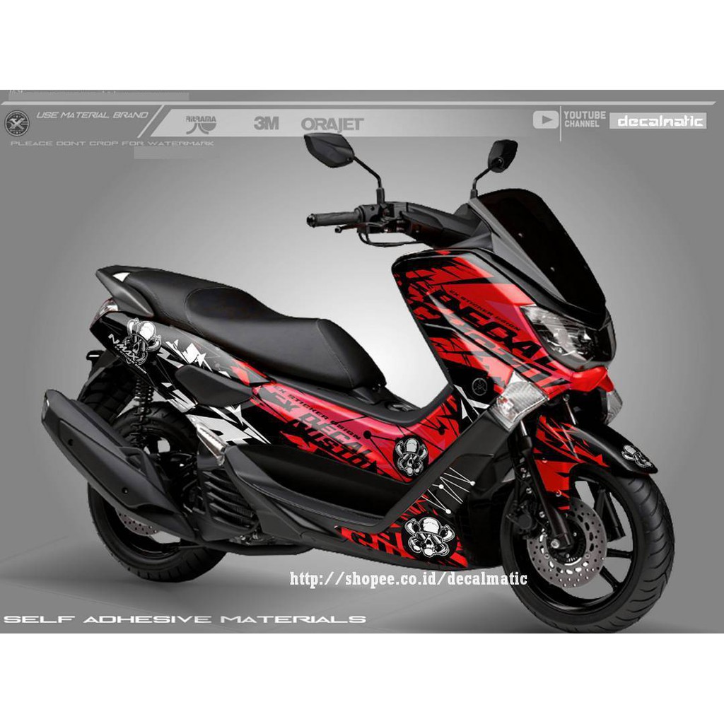 Jual Decal Nmax Full Body Sticker Full Body OLD NMAX 2015 2016 2017 ...