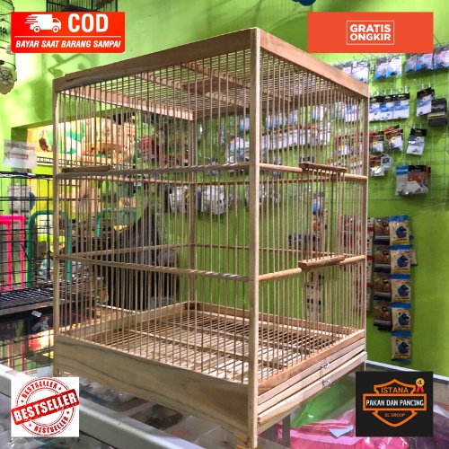 Jual KANDANG SANGKAR KENARI KAYU KUALITAS SUPER | Shopee Indonesia