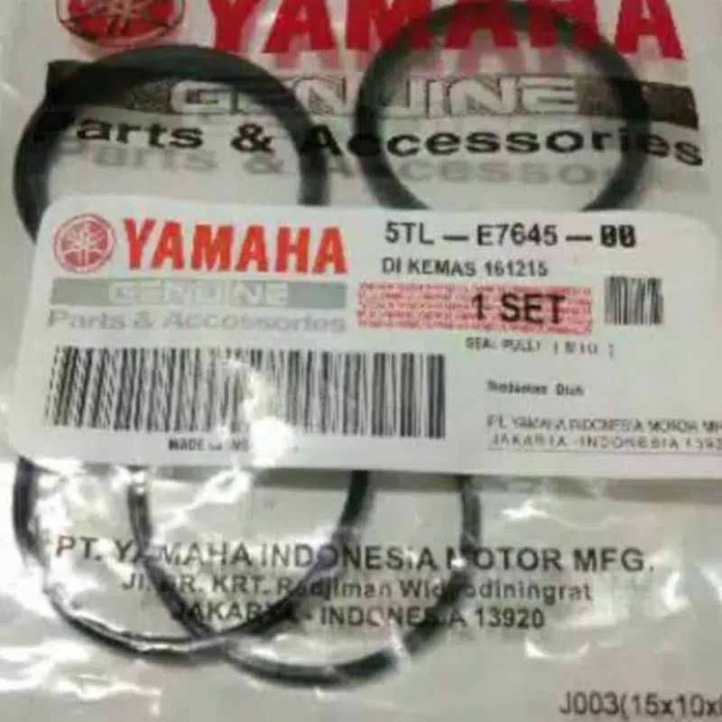 Jual Seal Pully O-Ring CVT Seal CVT Yamaha Mio Smile/Mio Sporty/Soul/Fino/Nouvo (5TL-E7645-00 ...
