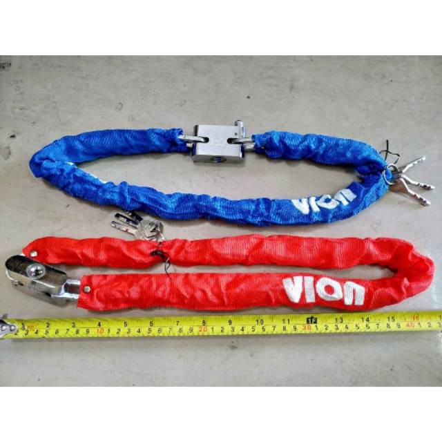 Jual gembok rantai /gembok motor 90cm/ gembok sepeda/ gembok pagar ...