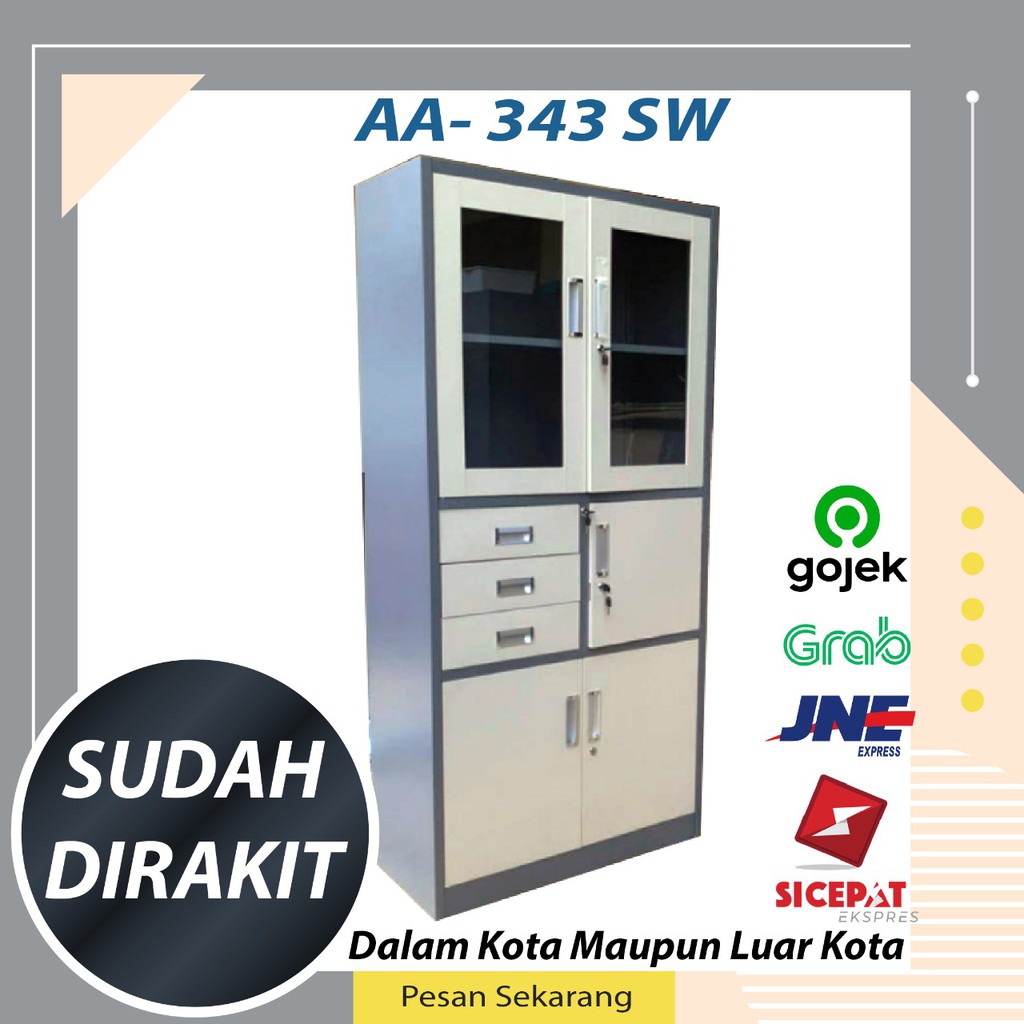 Jual Lemari Arsip / Lemari kantor / Lemari AA-343 SW | Shopee Indonesia