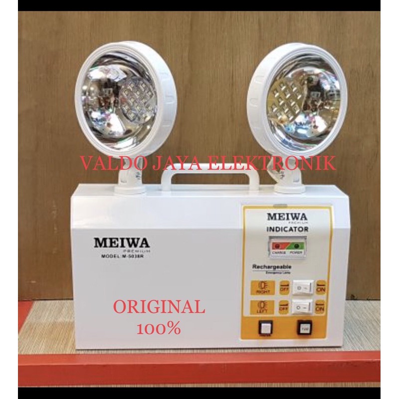 Jual MEIWA Lampu Emergency MEIWA M-5038R Lampu Darurat LED Lampu Mati ...