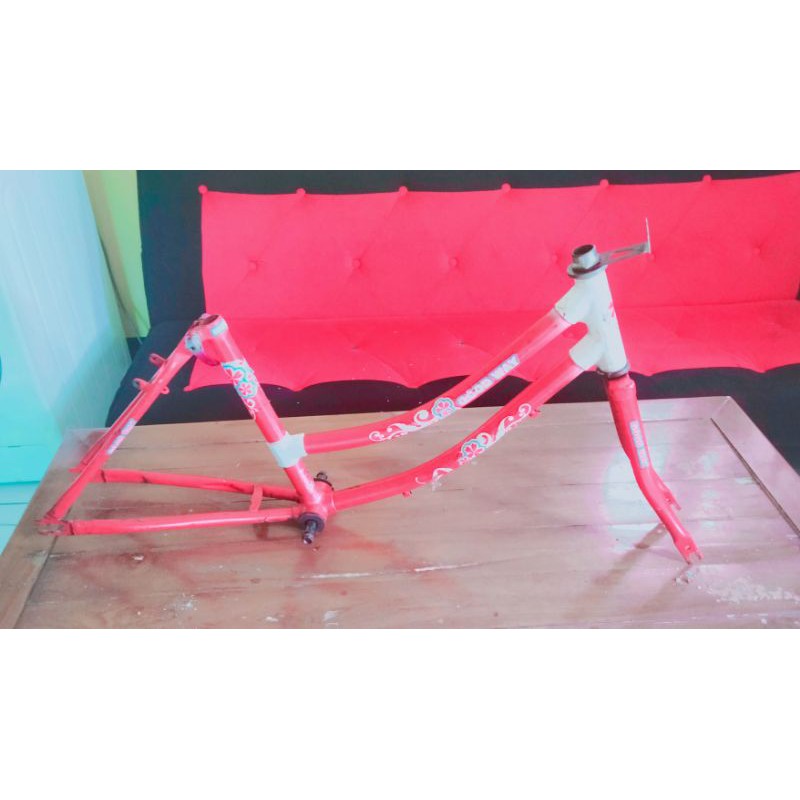 Jual Frame Minion 20 Inch Merah Motif Bunga | Shopee Indonesia