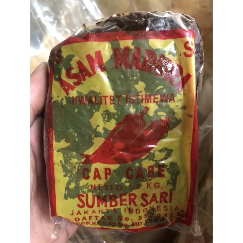 Jual Asam Madura / Asam Jawa Cap Cabe -+ 500gr | Shopee Indonesia