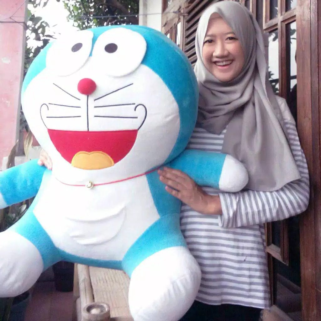Jual Boneka Doraemon SUPER JUMBO DUDUK 85CM Cikampek | Shopee Indonesia