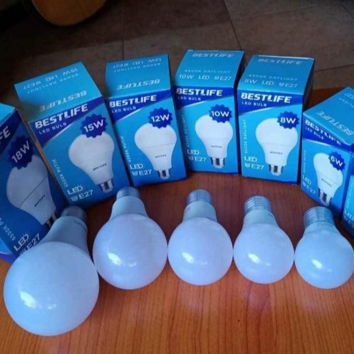 Jual BESTLIFE Lampu LED Bulb 6 Watt (Garansi 1 TAHUN) | Shopee Indonesia