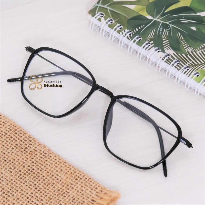 Jual KACAMATA BLUSHING Frame Muezza Black | Shopee Indonesia