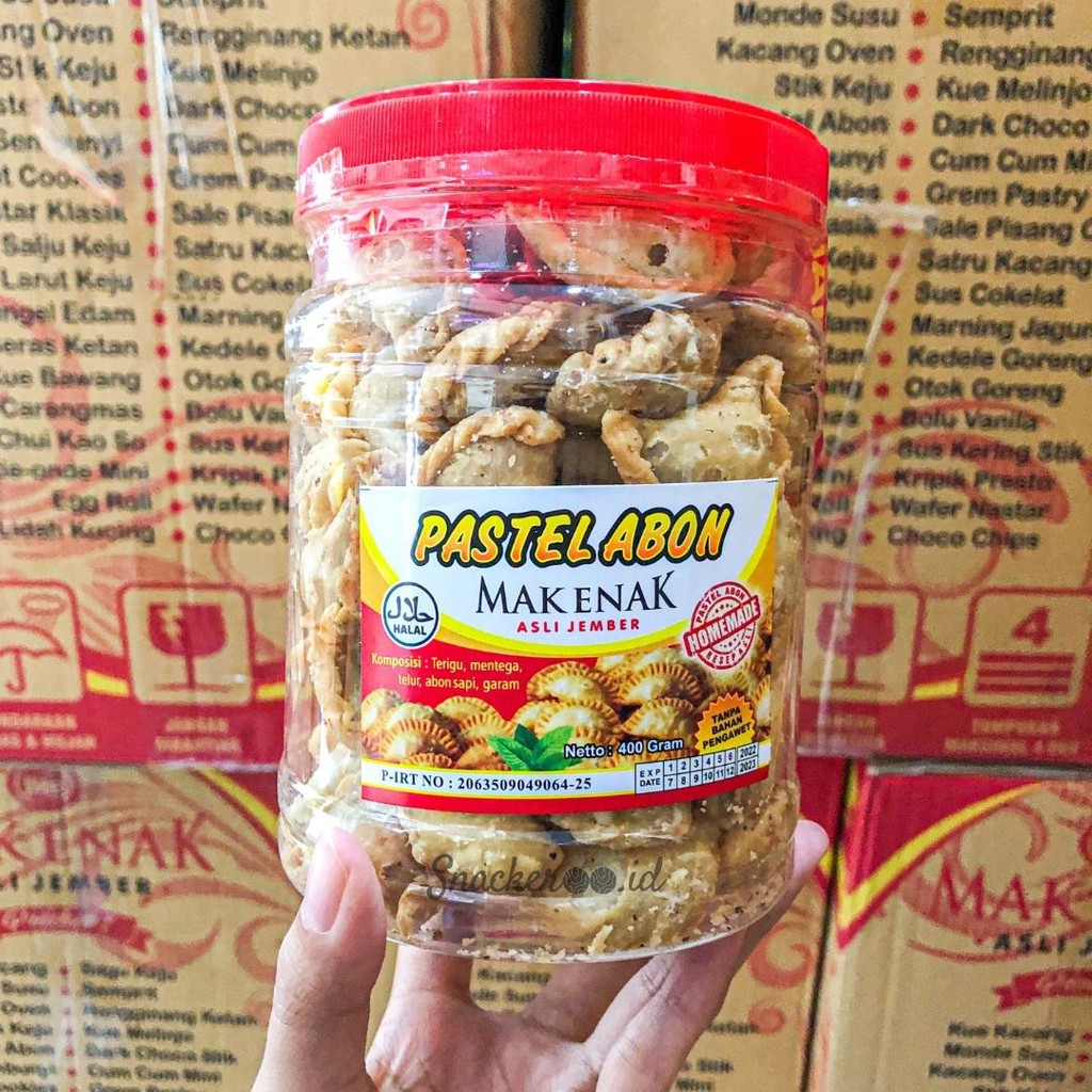 Jual LEGIT!! Pastel Abon MAK ENAK Khas Jember - Snack Enak | Shopee ...