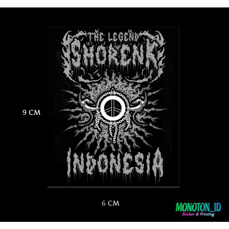 Jual Stiker Shorenk - The Legend Shorenk Indonesia - Printing | Shopee ...