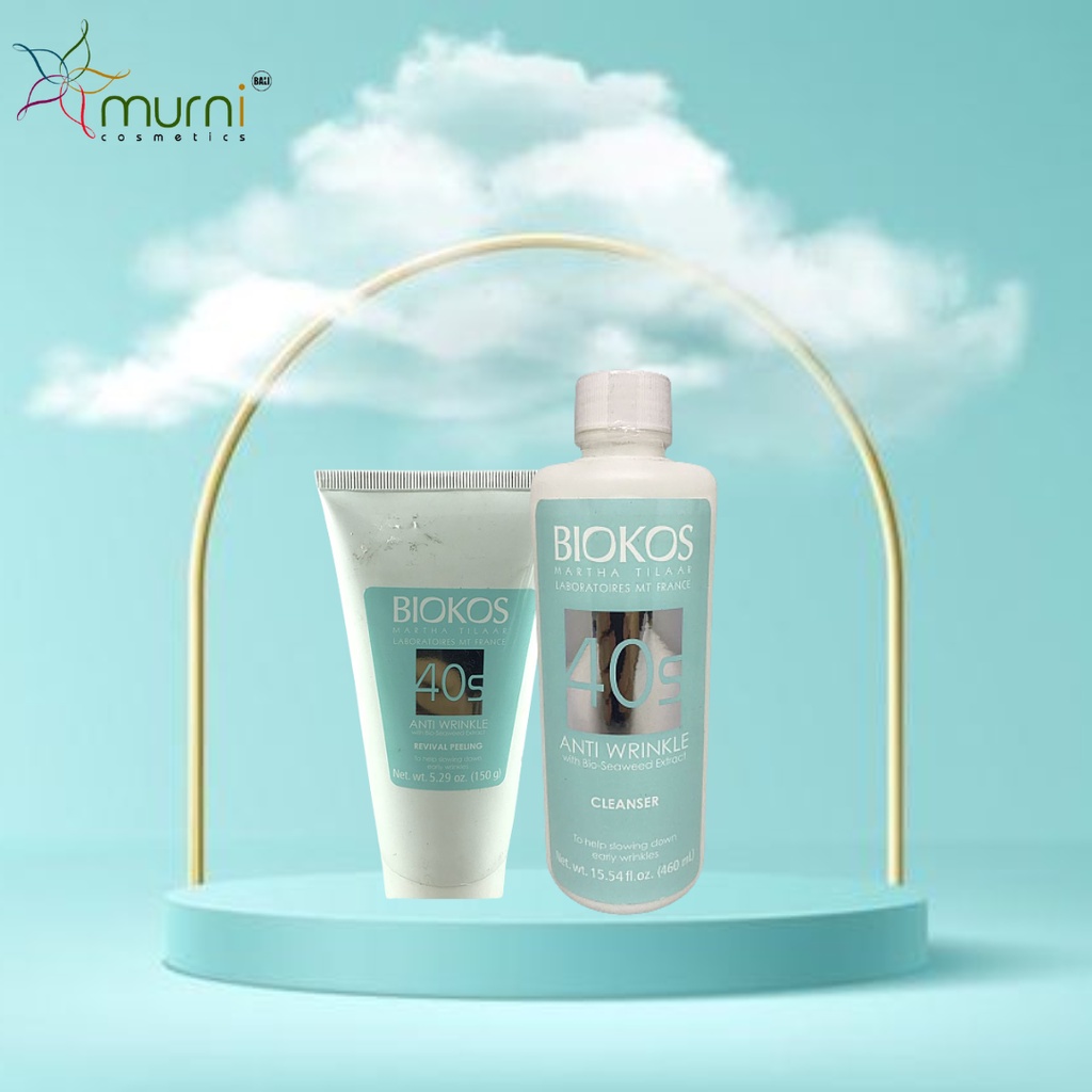 Jual BIOKOS 40S , AGE RENEW (( CLEANSER , REVIVAL PEELING )) | Shopee ...