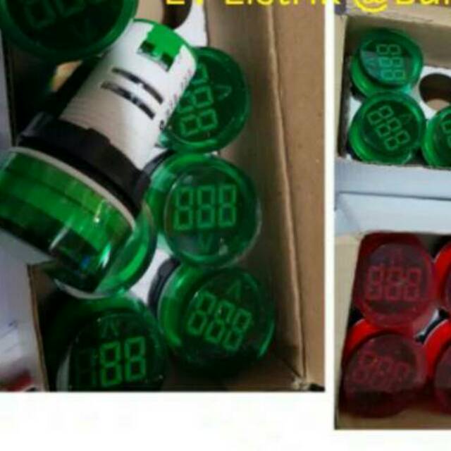 Jual Pilot VOLTMETER bulat 220v | Shopee Indonesia