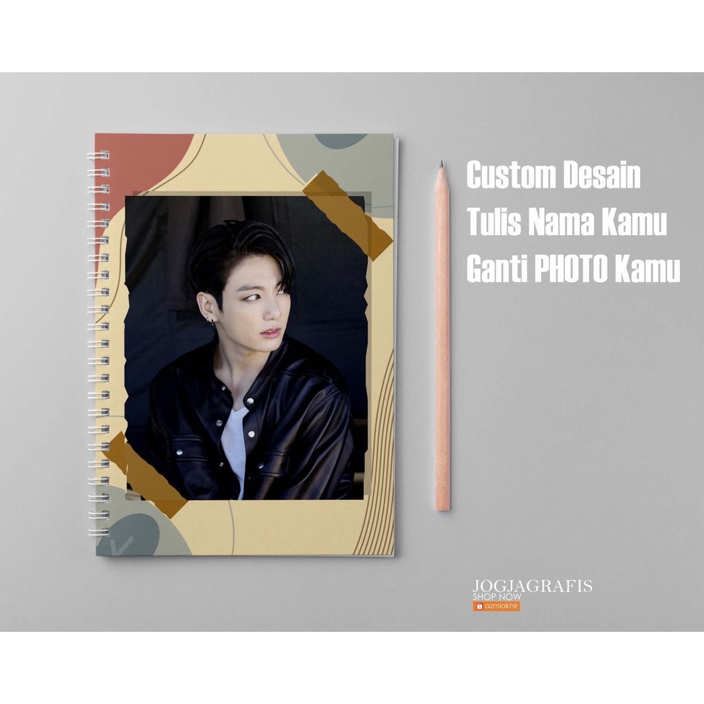 Jual Buku Tulis Custom Frame Photo A5 / Notebook Spiral | Shopee Indonesia