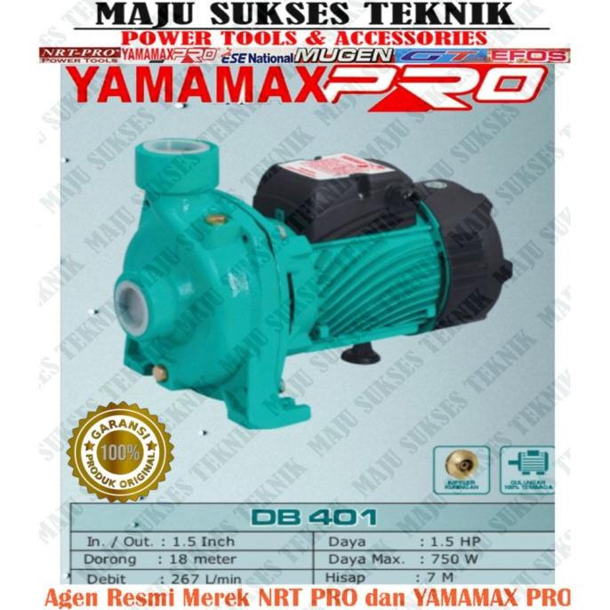 Jual Yamamax Pro Db 401 Pompa Air Centrifugal Irigasi 1.5Hp 1.5 Inch ...