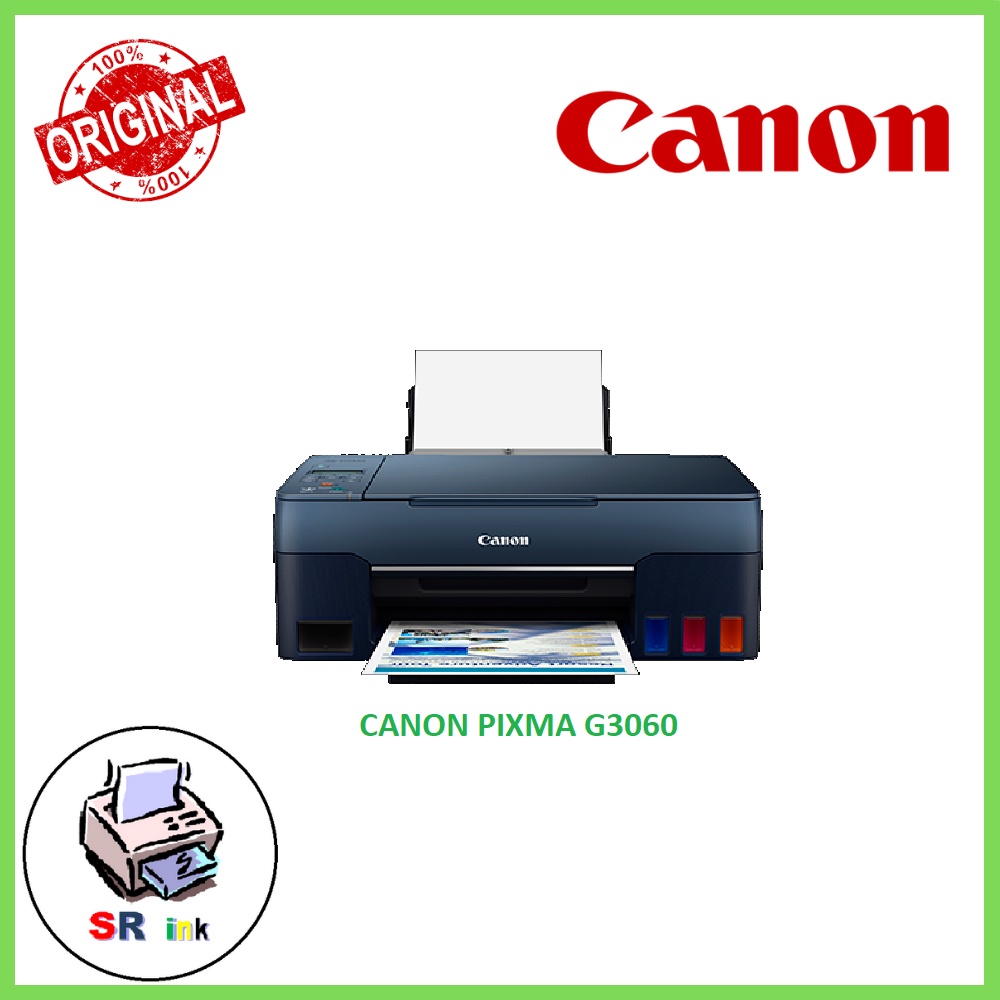 Jual Printer Canon PIXMA G3060 Garansi resmi 3 tahun tinta original ...