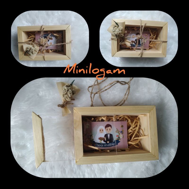 Jual Kotak kayu ,kado, box logam mulia/lm, hampers,hadiah | Shopee ...