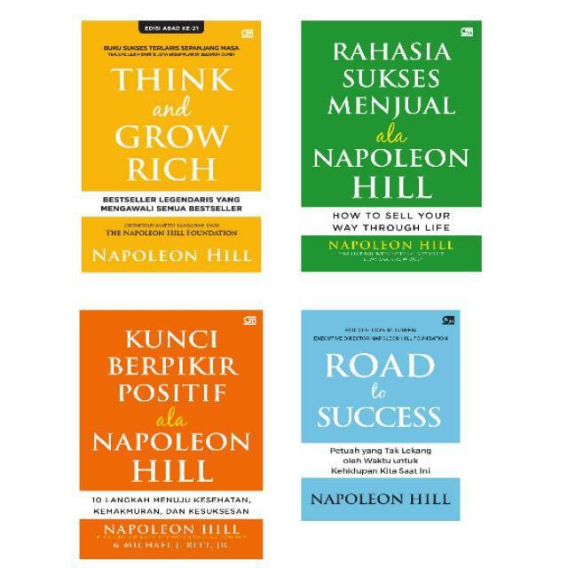 Jual Buku Napoleon Hill Think And Grow Rich Road To Succes Kunci