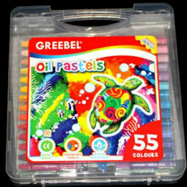 Jual Crayon greebel isi 55 warna | Shopee Indonesia
