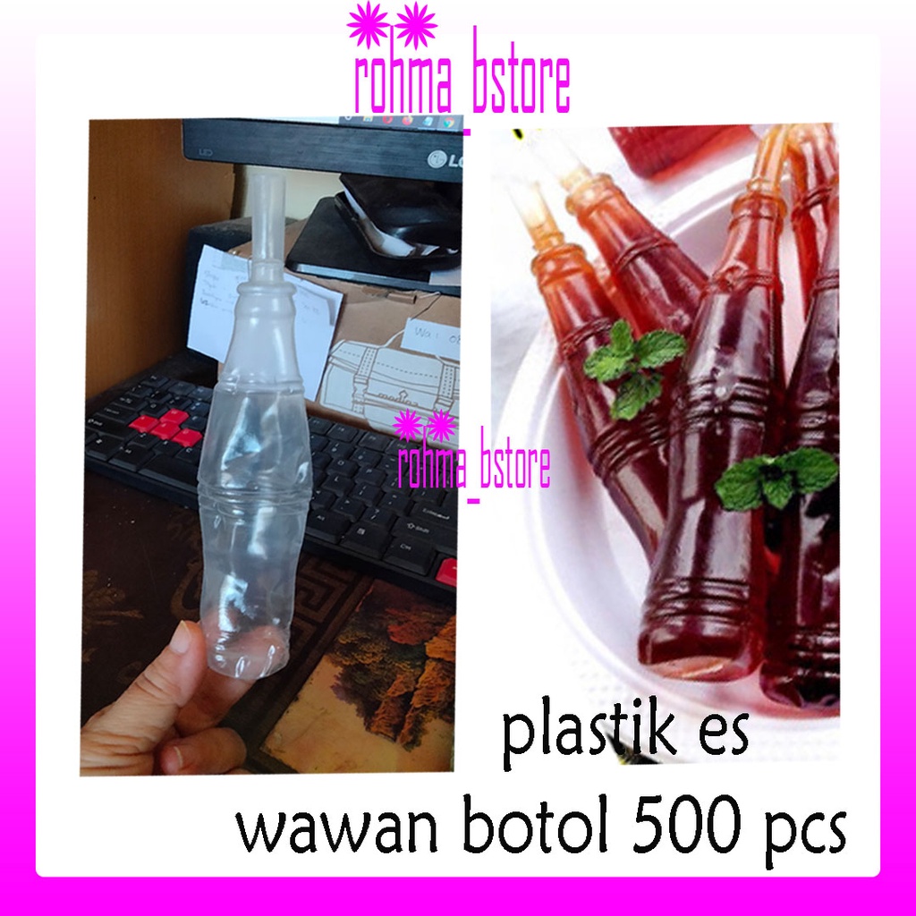 Jual Plastik Es Wawan 500 pcs murah / Plastik Es / Plastik Kemasan Es ...