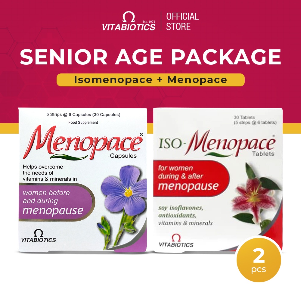 Jual Vitabiotics Iso Menopace 1 Box @30 Kapsul + Menopace 1 Box @30 ...