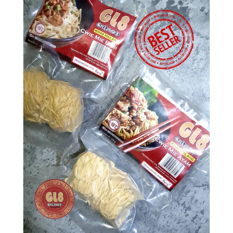 Jual Cwie mie Malang / bakmi frozen / cwie mie frozen food non halal | Shopee Indonesia