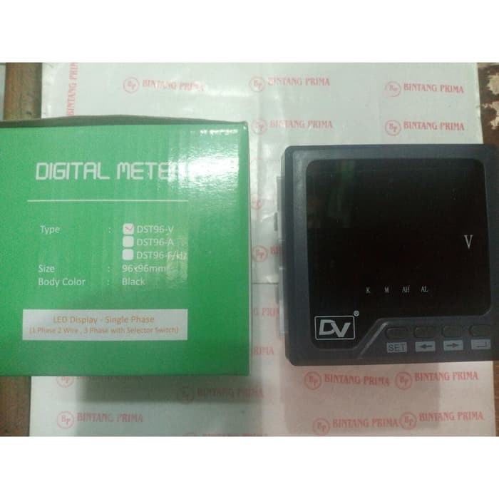 Jual Volt Meter / Power Meter Volt Digital With LCD Display 1P DST96V ...