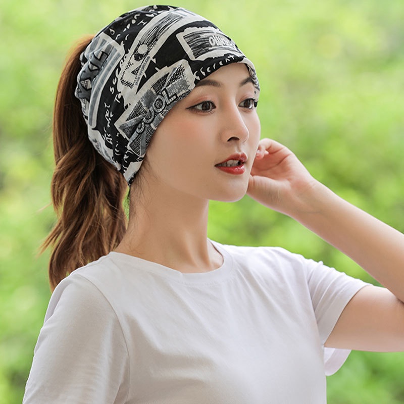 Jual Fashion Bando bandana Hairband Versi Korea dari macan tutul print ...