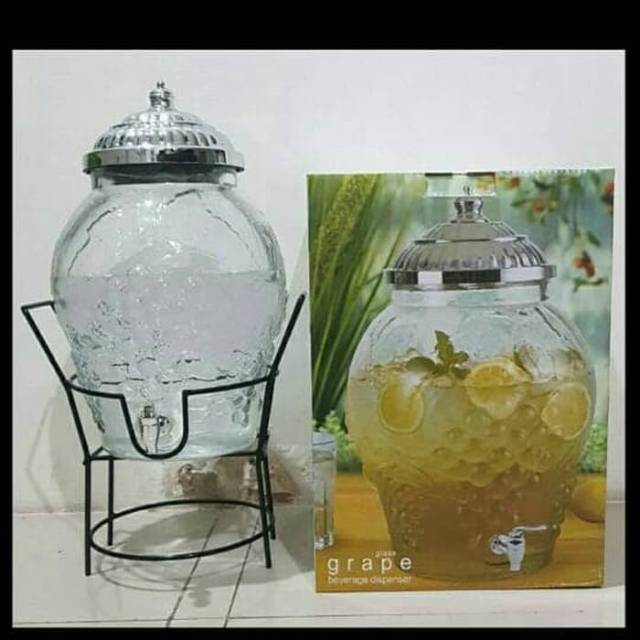 Jual Ruby Galon Grape 11 Liter / Dispenser Kaca Anggur | Shopee Indonesia