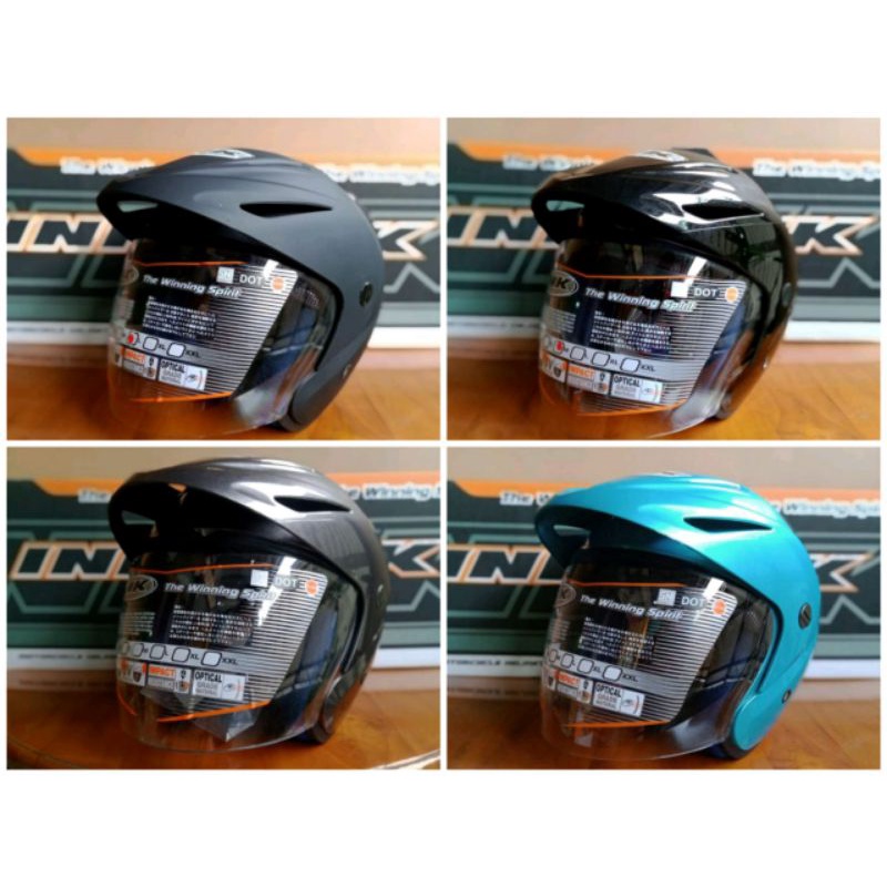 Jual HELM HALF FACE HELM INK CX 22 INK CX22 SOLID HELM ORIGINAL ...