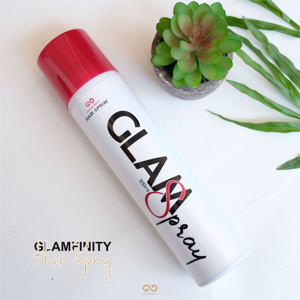 Jual GLAMFINITY Hair Spray (Glam Spray) Hairspray yg tidak bikin kaku ...