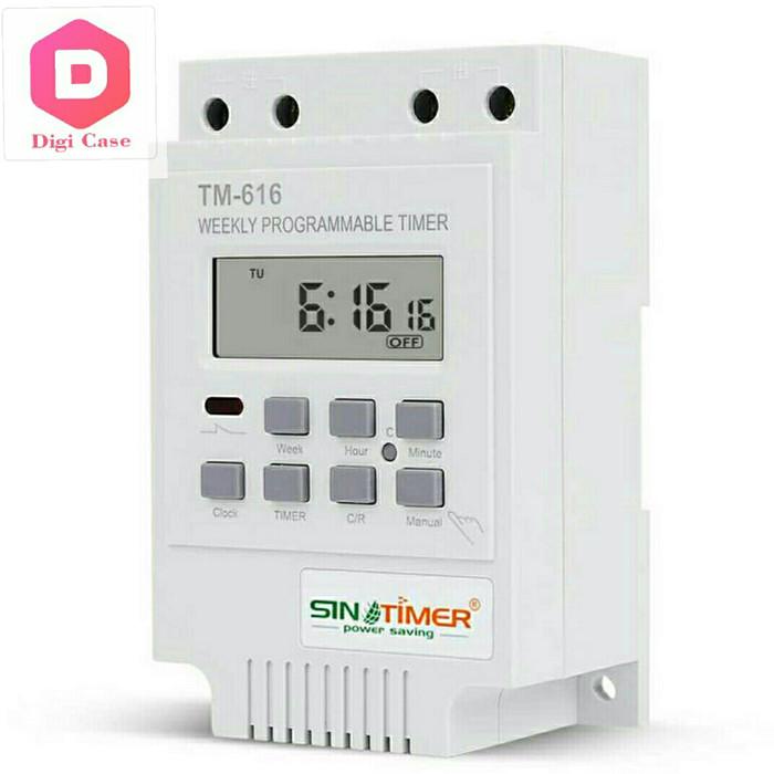 Jual Saklar Saklar Timer Otomatis Programmable Sinotimer 220V 30A ...
