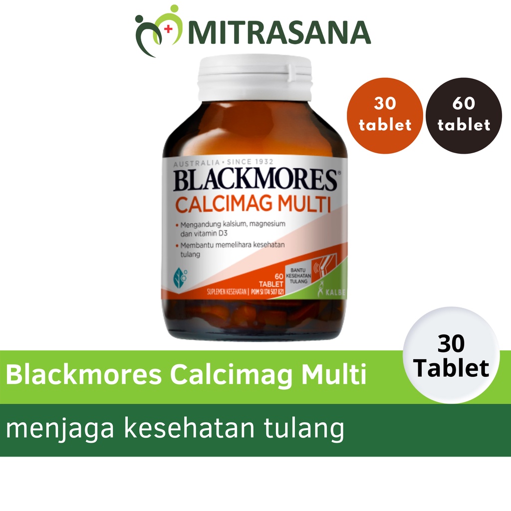 Jual Blackmores Calcimag Multi 30/60 TABLET | Shopee Indonesia