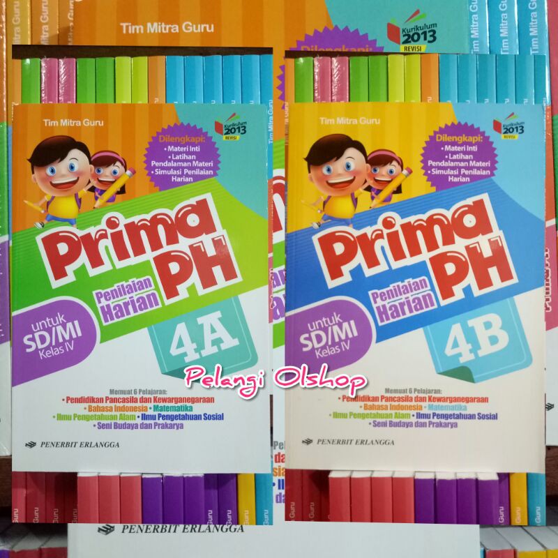 Jual BUKU PRIMA PH (PENILAIAN HARIAN) SD/MI KELAS 4A DAN 4B REVISI K13N ERLANGGA | Shopee Indonesia
