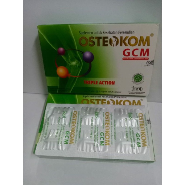 Jual Osteokom GCM Triple Action 6's | Shopee Indonesia