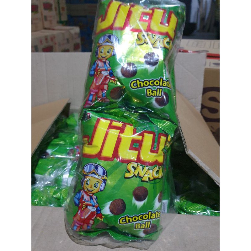 Jual Jitu Snack Chocolate Ball 1pack isi 10 bungkus @18gr | Shopee ...