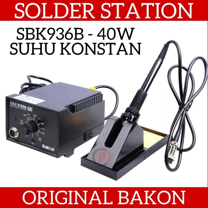 Jual BAKON SBK936b Solder Station 40W Suhu Up To 480C Lead Free Soldering | Shopee Indonesia