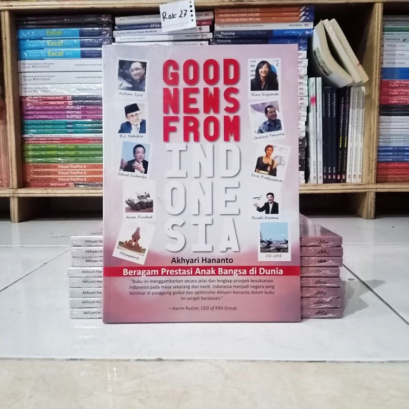 Jual OBRAL BUKU MOTIVASI // KISAH INSPIRATIF// buku good news from Indonesia ( beragam prestasi ...